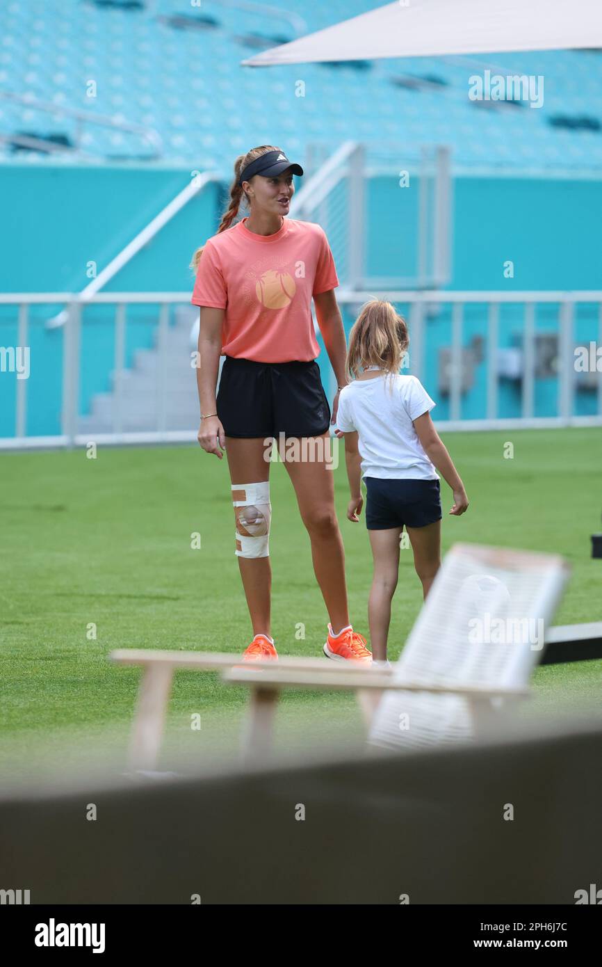 MIAMI GARDENS, FLORIDA - MARCH 25: Alexa Guarachi Mathison at Hard Rock ...