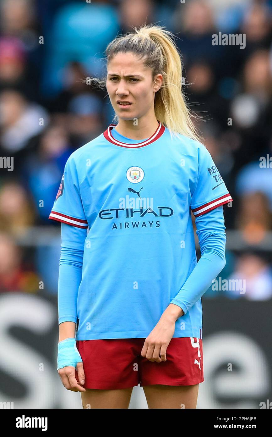 Laia Aleixandri #4 of Manchester City during the The FA Women's Super ...
