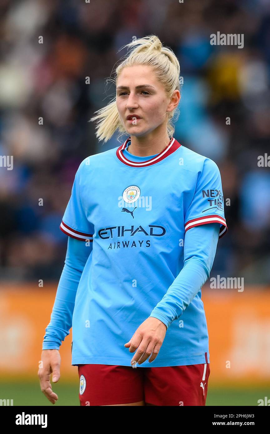Laura Coombs #7 of Manchester City during the The FA Women's Super ...