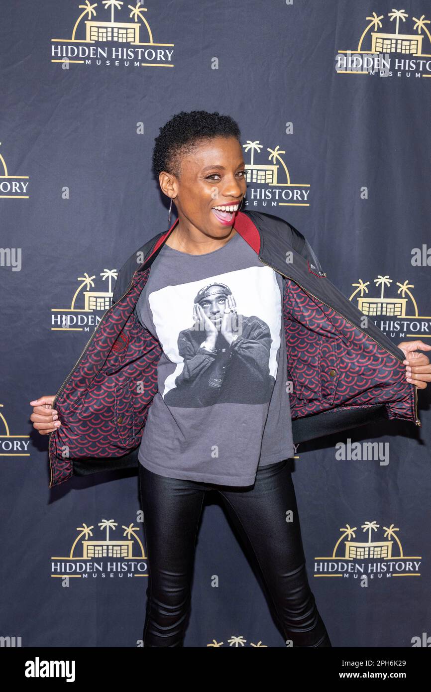 Los Angeles, USA. 25th Mar, 2023. Actress Angelique Bates attends Tariq ...