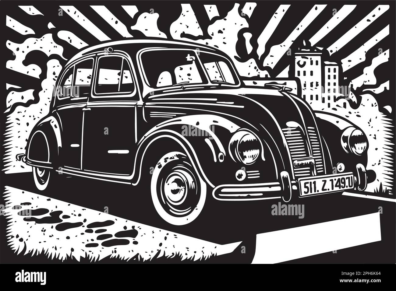 Beautiful german city munich Stock Vector Images - Alamy