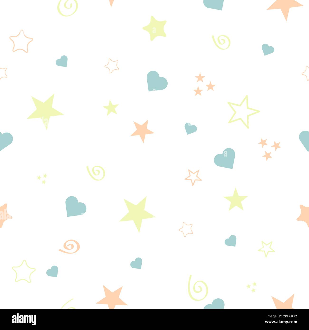 Seamless color pattern for your baby on white background. Happy child ...