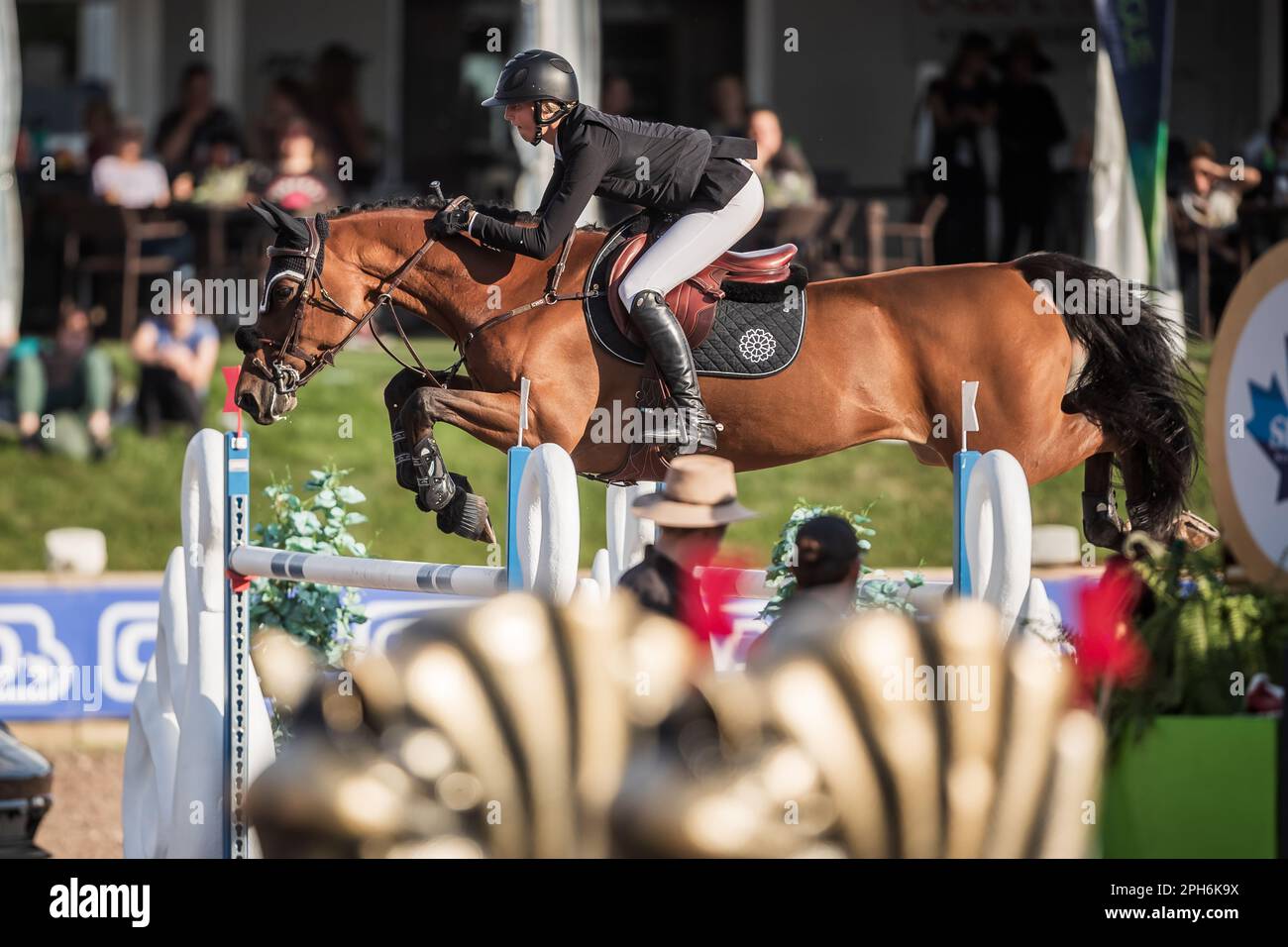 Natalie Dean of the Unites States competes on the Major League Show ...