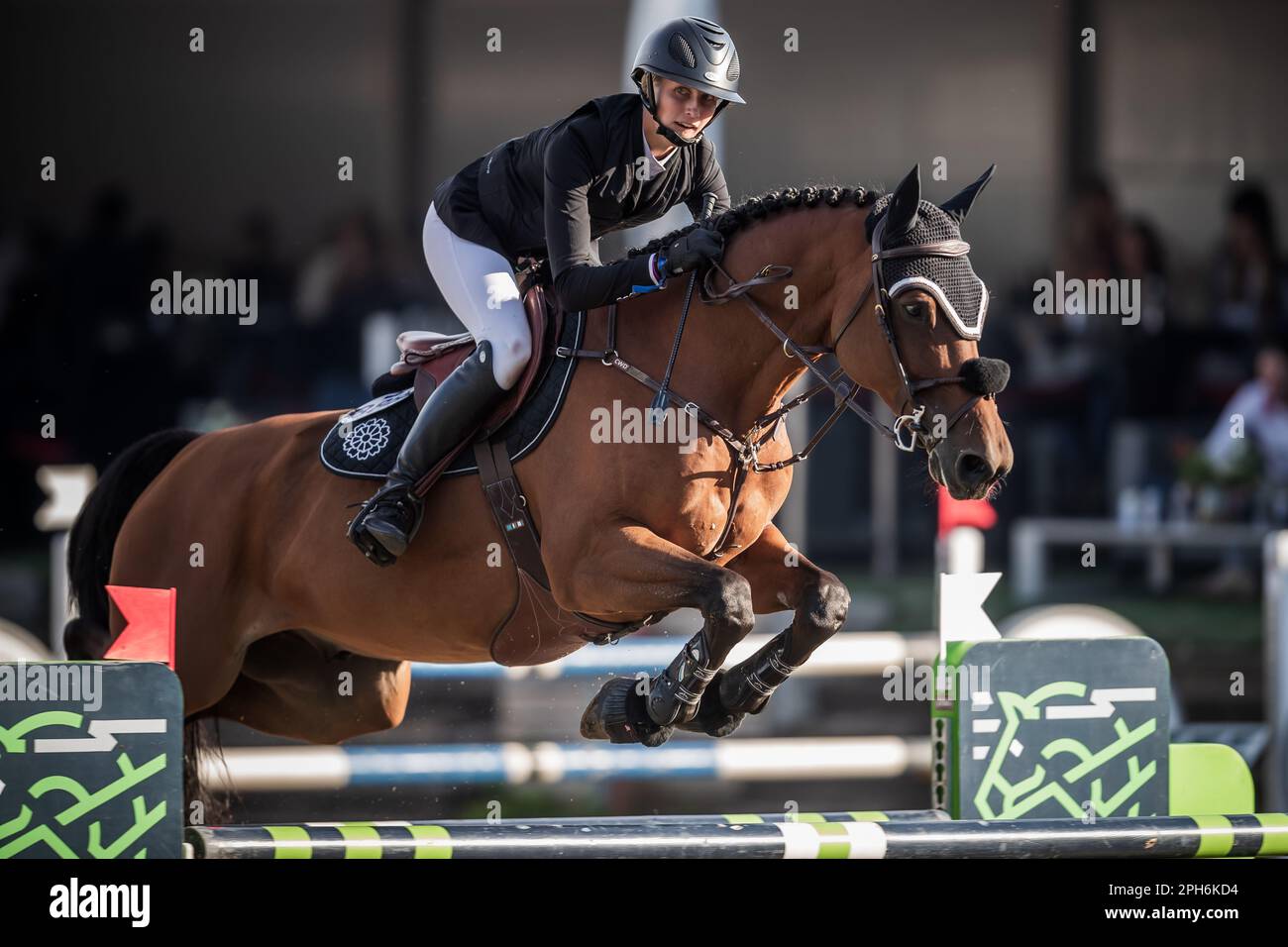 Natalie Dean of the Unites States competes on the Major League Show ...