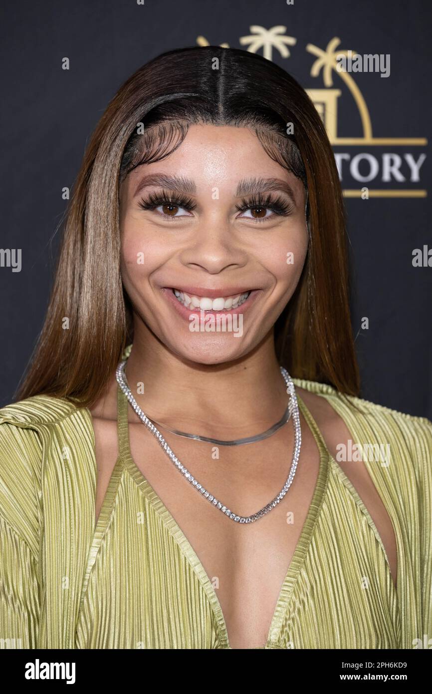 Los Angeles, USA. 25th Mar, 2023. Model Bri Wiley attends Tariq Nasheed ...