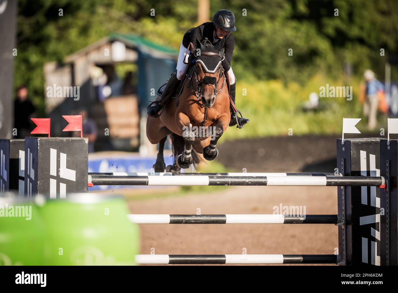 Natalie Dean of the Unites States competes on the Major League Show ...