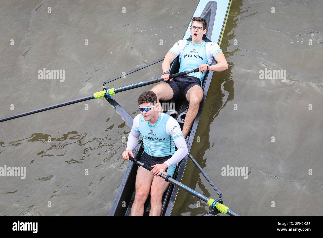 London, UK. 26th Mar, 2023. Matt Edge (Bow) and Nick Mayhew (2 ...