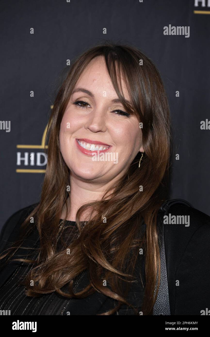 Los Angeles, USA. 25th Mar, 2023. Aquahydrate Sponsor Stephanie Morris ...