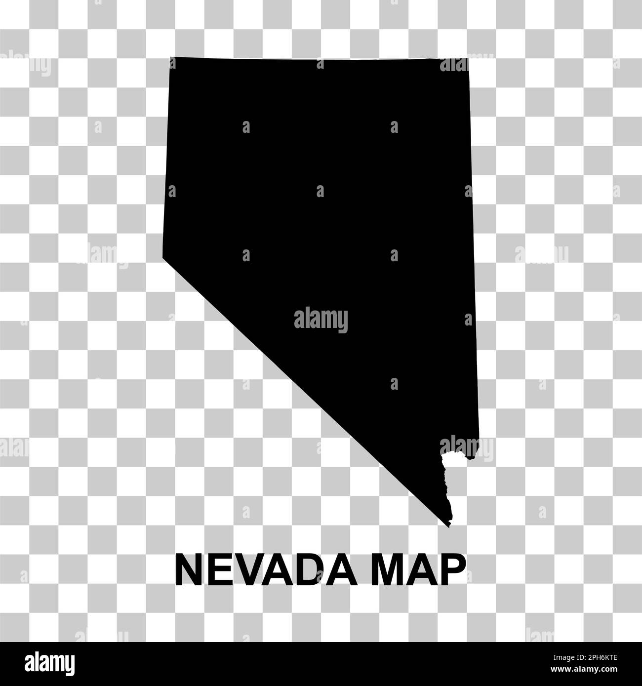 Nevada map shape, united states of america. Flat concept icon symbol ...