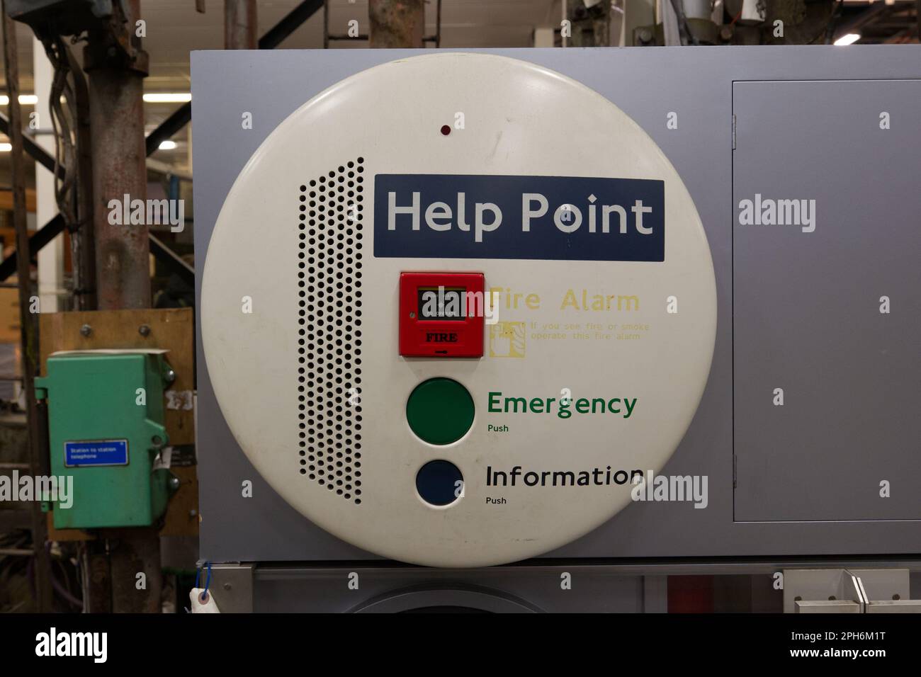 Help point emergency information and fire alarm hi-res stock ...