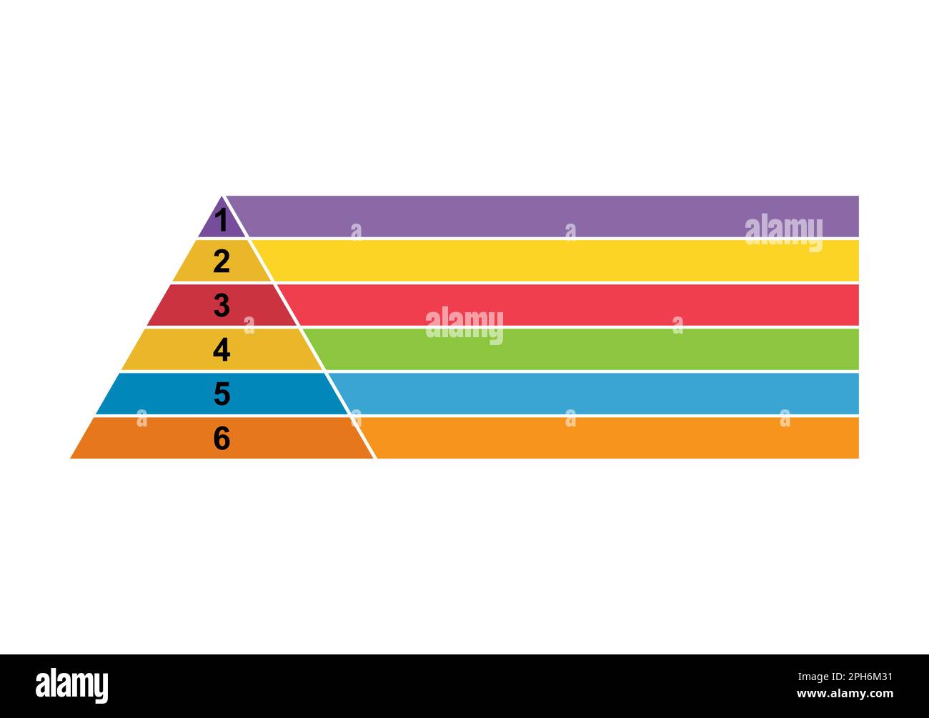 Pyramid infographic chart layout, info modern concept step presentation ...