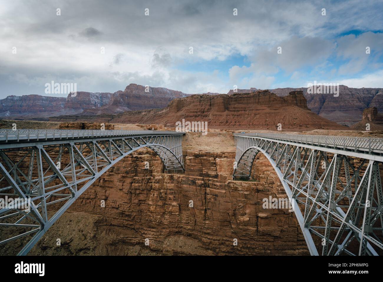 Historic Navajo Bridge, Marble Canyon, Arizona Stock Photo - Alamy