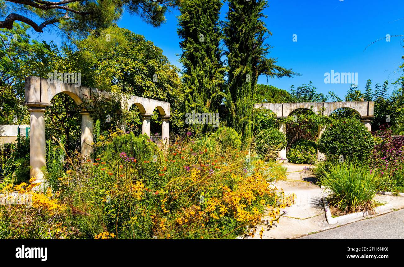 Nice, France - July 30, 2022: Parc Phoenix Park botanic and zoology ...