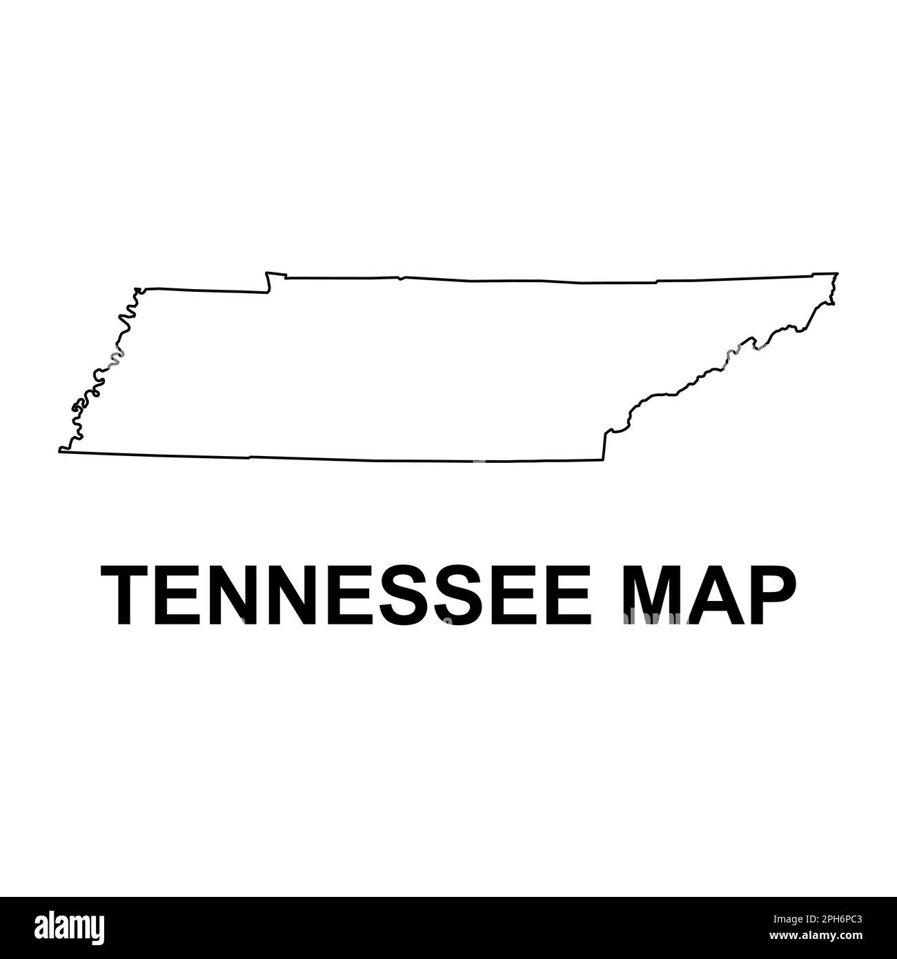 Tennessee Map Outline