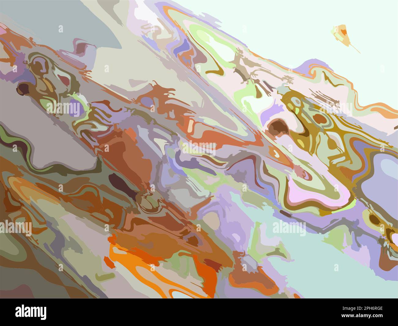 Diagonal bursts in orange-green-blue-purple tonality. Wavy fun backdrop ...