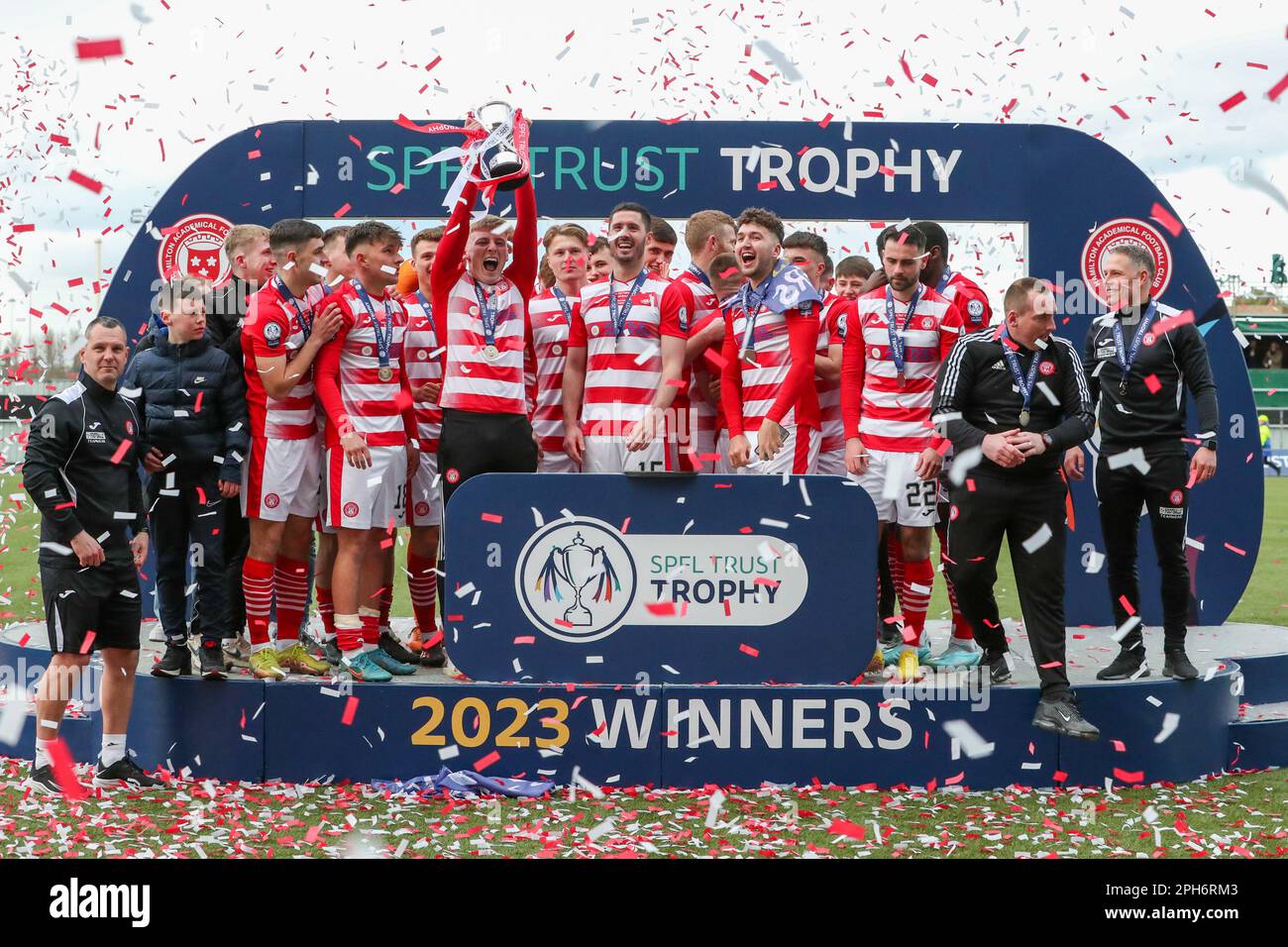 Falkirk, UK. 26th Mar, 2023. The final of the SPFL Trust Trophy with ...