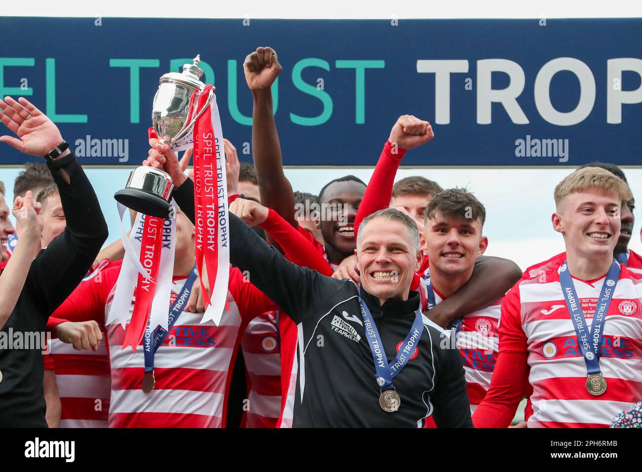 Falkirk, UK. 26th Mar, 2023. The final of the SPFL Trust Trophy with ...