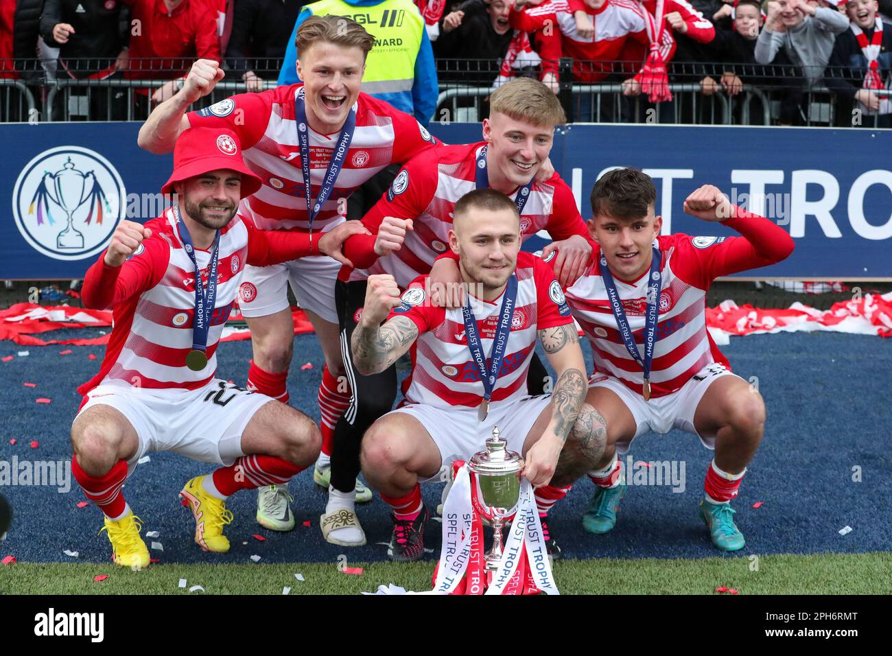 Falkirk, UK. 26th Mar, 2023. The final of the SPFL Trust Trophy with ...