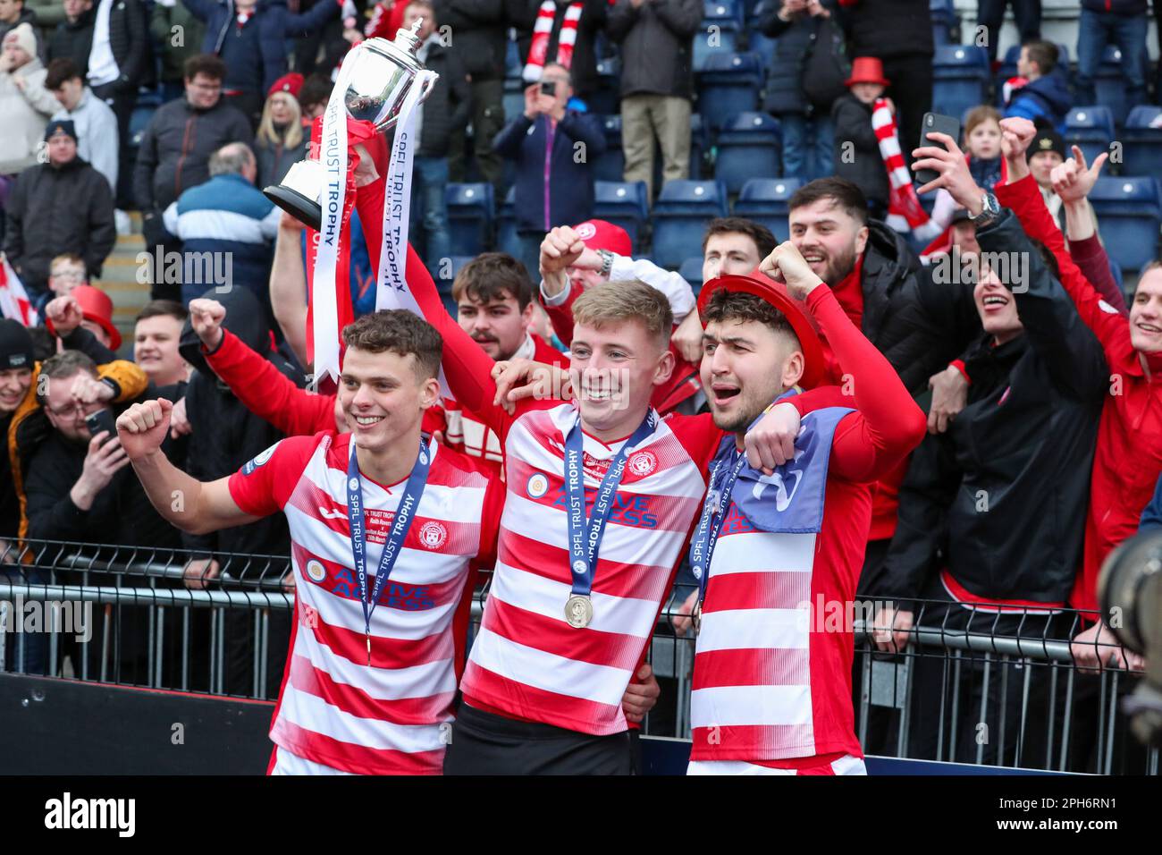 Falkirk, UK. 26th Mar, 2023. The final of the SPFL Trust Trophy with ...
