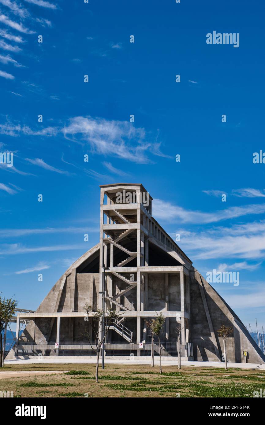 Old plant to store salt from salt marches designed by P.L. Nervi in ...
