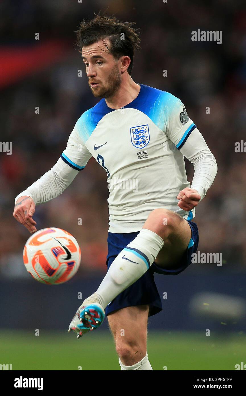 London, UK. 26th Mar, 2023. Ben Chilwell of England during the UEFA ...