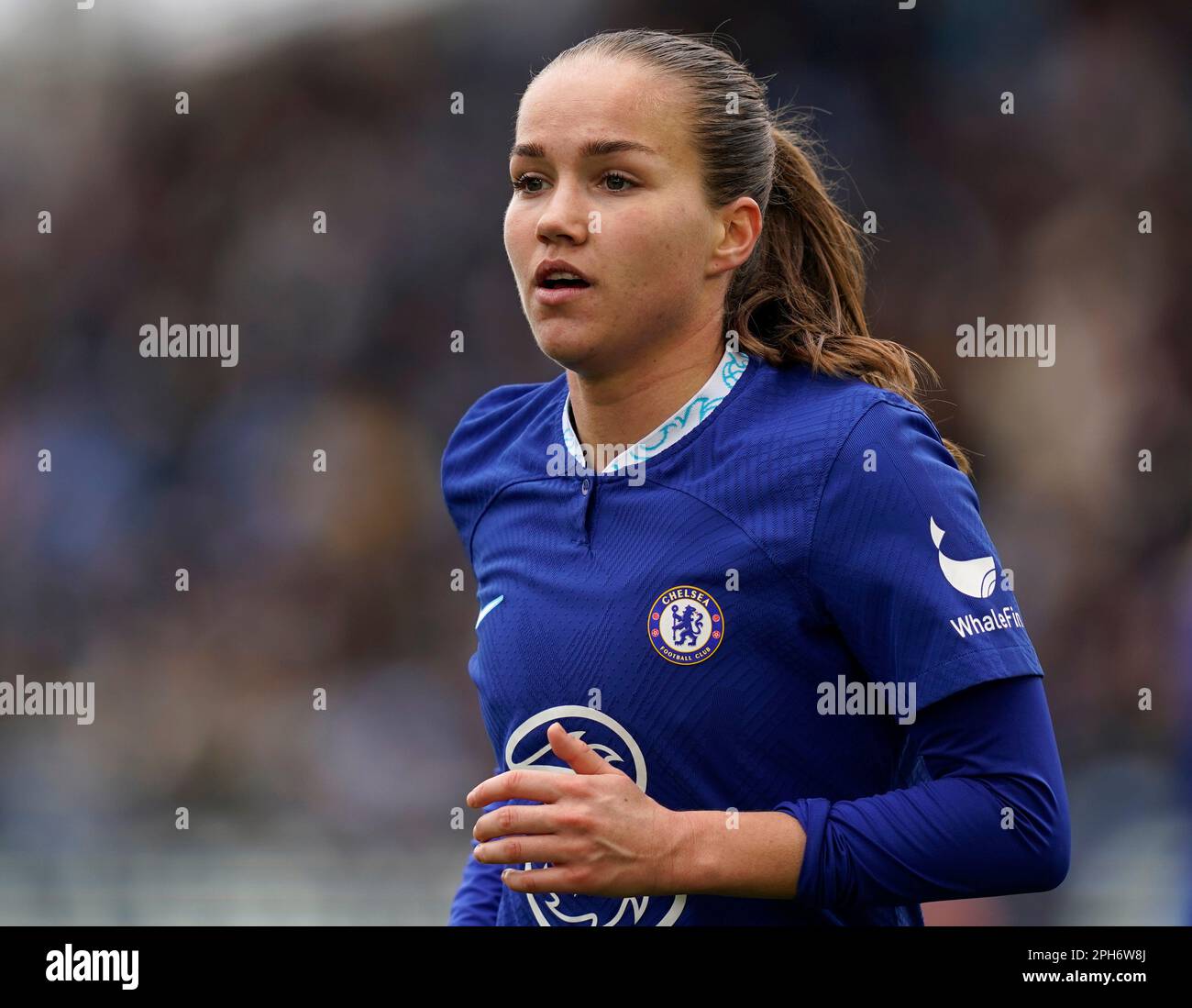 Manchester, UK. 26th Mar, 2023. Guro Reitan of Chelsea during the The ...