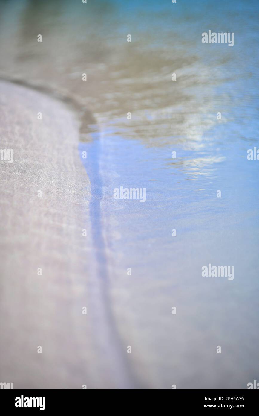 abstract shoreline water and sand Stock Photo - Alamy