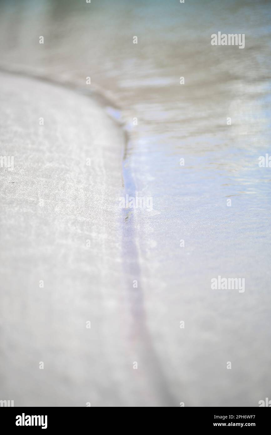 abstract shoreline water and sand Stock Photo - Alamy