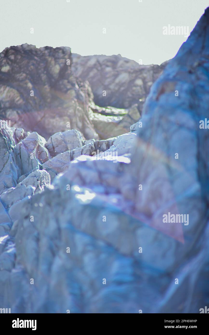 coastal rocky shore abstract textures Stock Photo - Alamy