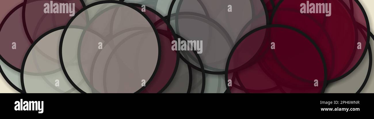 Circle shadows generative art background art illustration Stock Vector ...