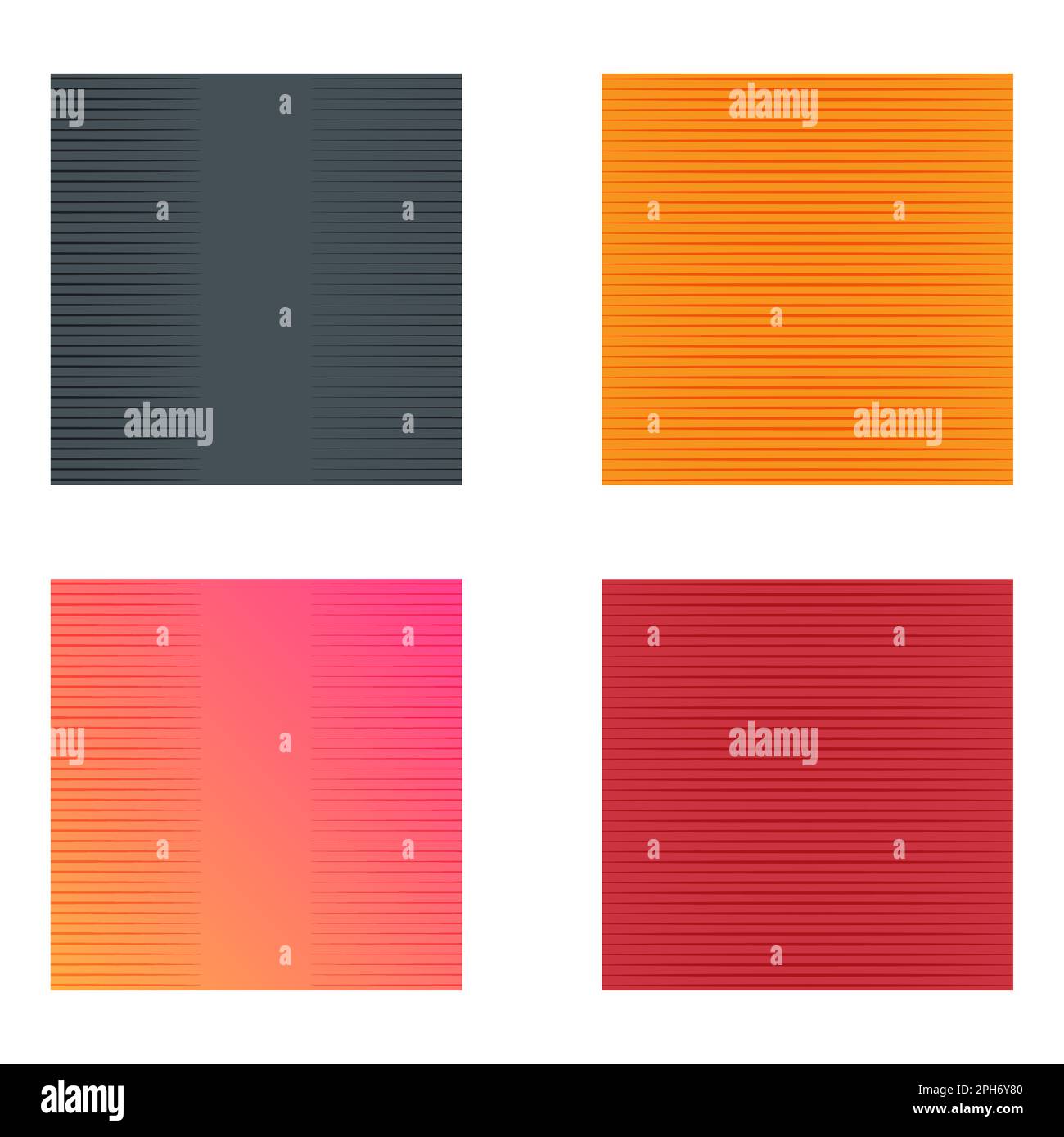 Set Of Graphic Web Background Horizontal Line Template Pattern Cover