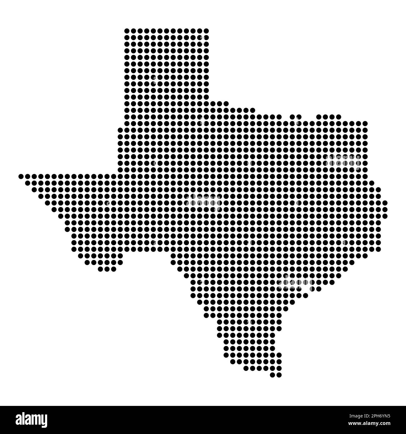 Texas map shape, united states of america. Flat concept icon symbol ...
