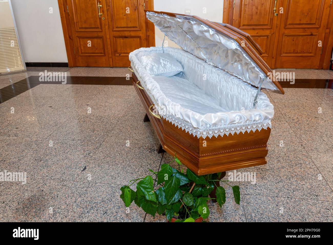 Decorated mortuary and coffin Stock Photo - Alamy