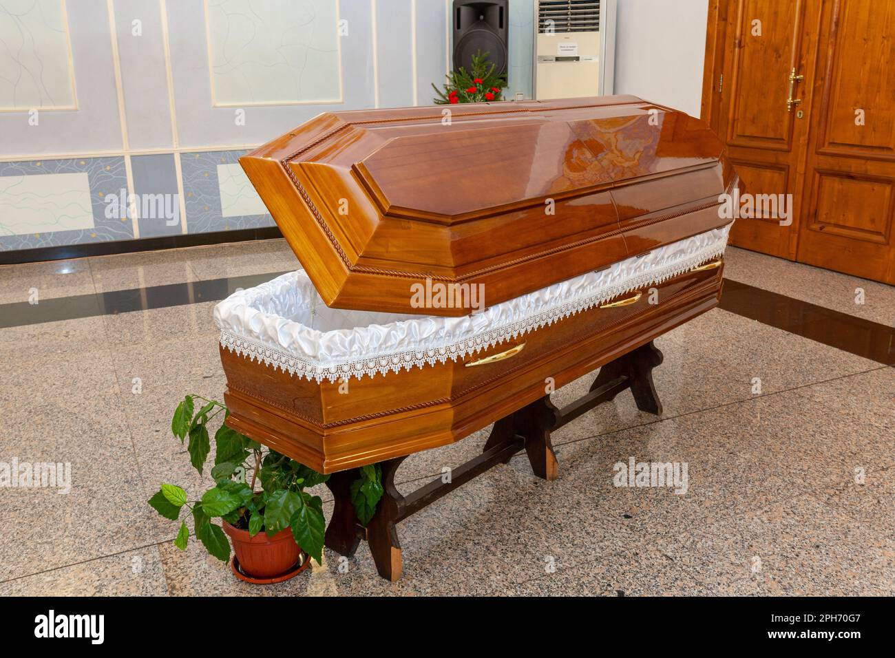 Decorated mortuary and coffin Stock Photo - Alamy