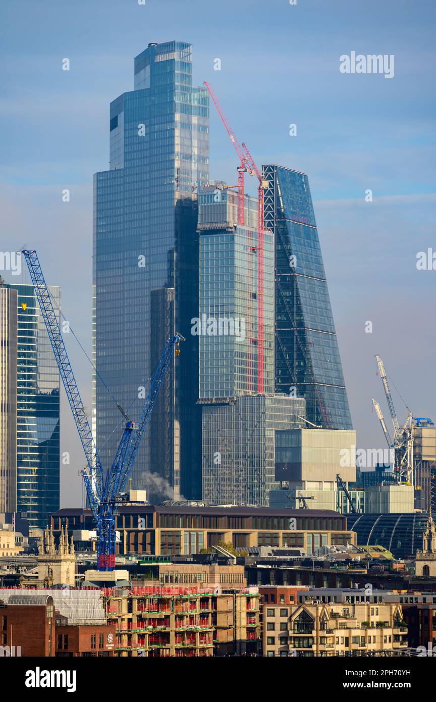 LONDON - November 13, 2022: London is experiencing a construction boom ...