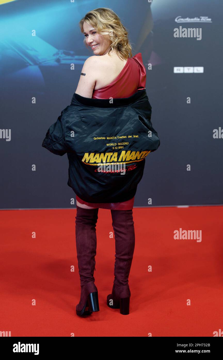 Cologne, Germany. 26th Mar, 2023. Actress Tina Ruland comes to the ...