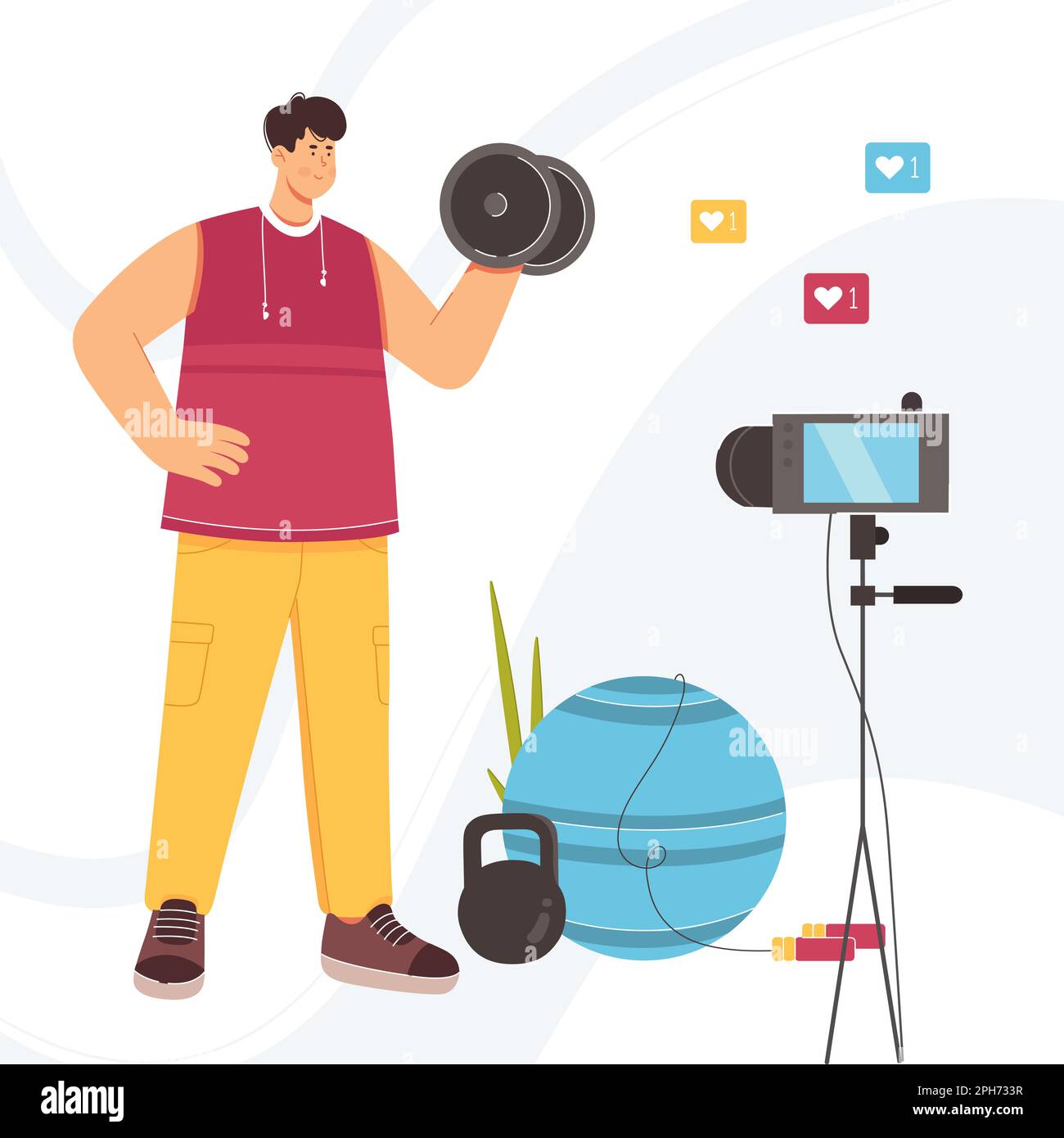 Sports blogger Stock Vector Images - Alamy