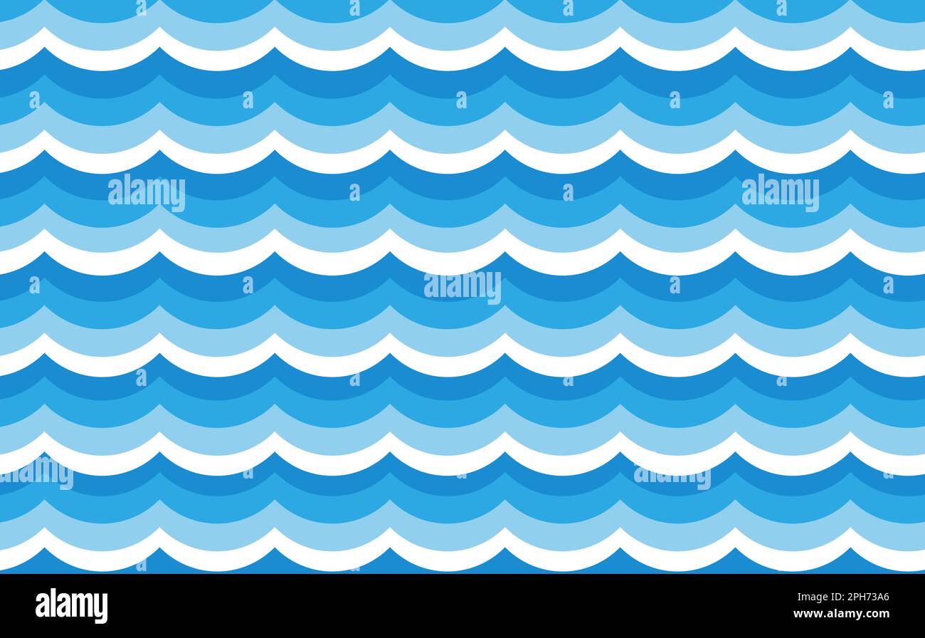 Vector Illustration of Blue Wave Pattern Background for Add Content ...