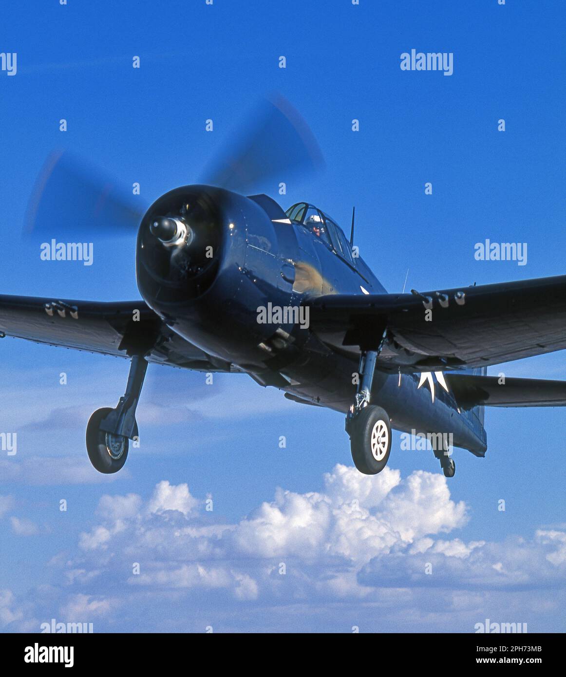 WWII Grumman Navy/Marine F6F Hellcat fighter aircraft Stock Photo - Alamy