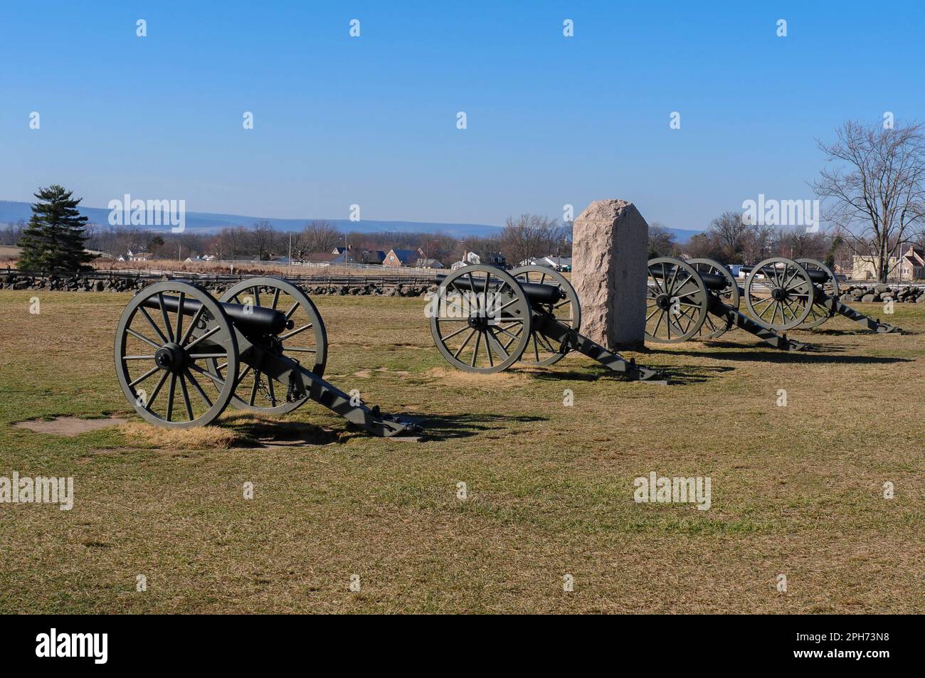 Gettysburg National Military Park in Gettysburg, USA Stock Photo - Alamy