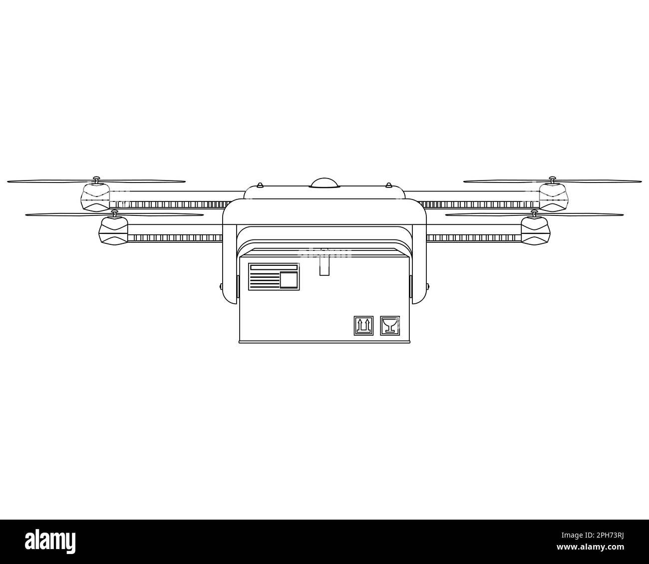 Smart aircraft Stock Vector Images - Alamy