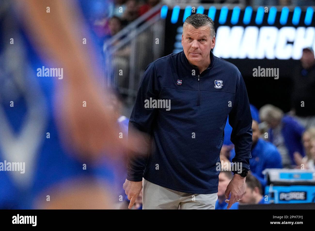 Creighton head coach Greg McDermott speaks in the second half of a ... Creighton head coach Greg McDermott speaks in the second half of a ...
