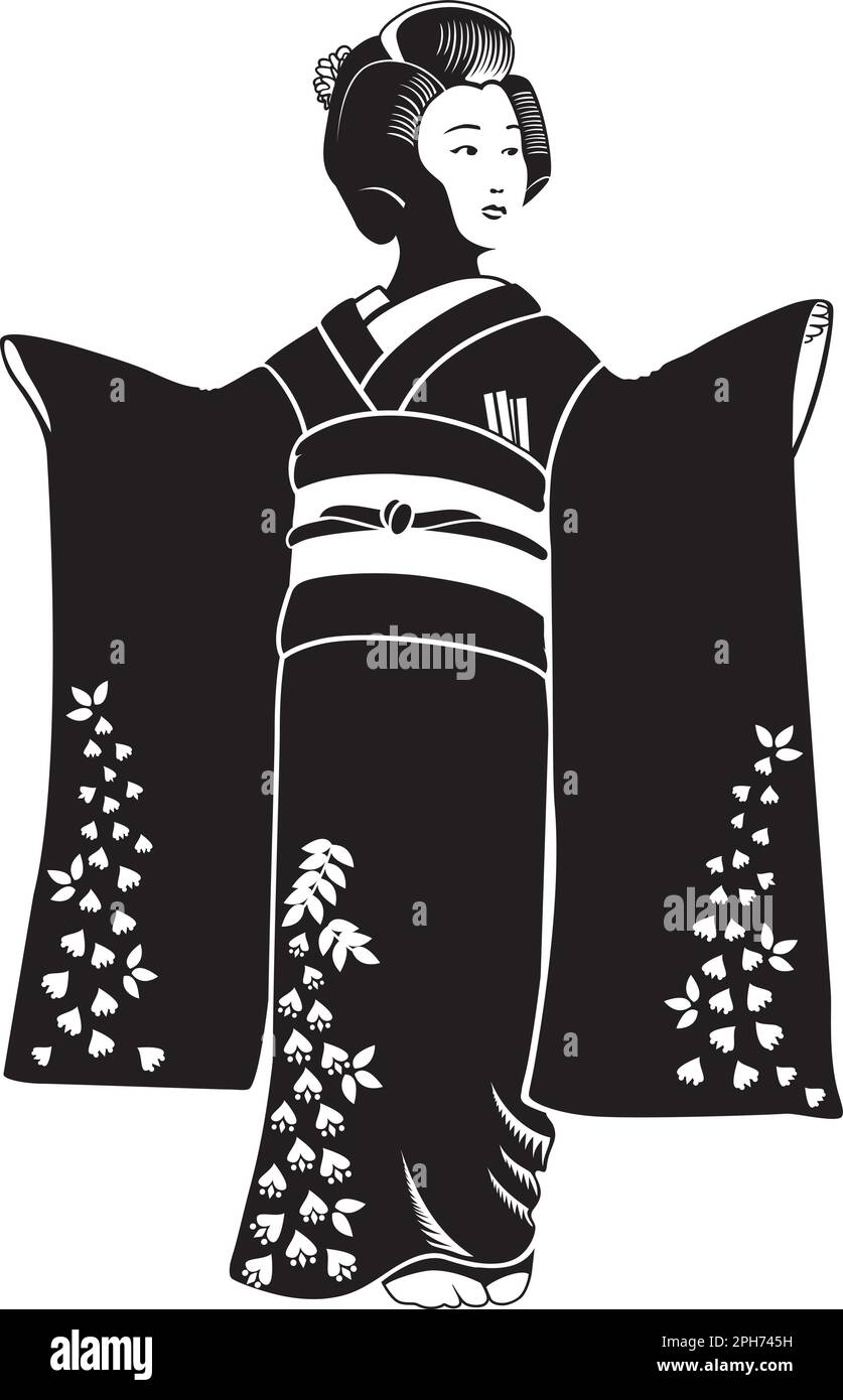 Pretty Young Japanese odoriko (dancer), maiko - or celebrating ...