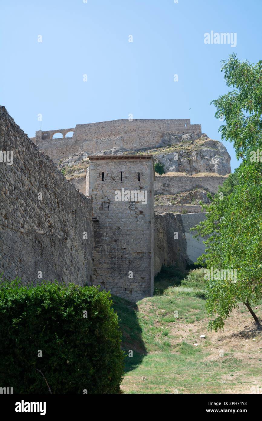 The Castle of Morella is a fortified medieval structure in eastern ...