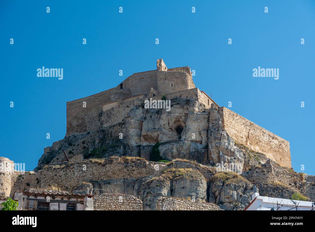The Castle of Morella is a fortified medieval structure in eastern ...