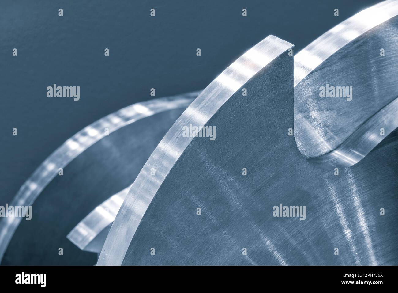 Several metal milling disc cutters for industrial equipment. industrial ...