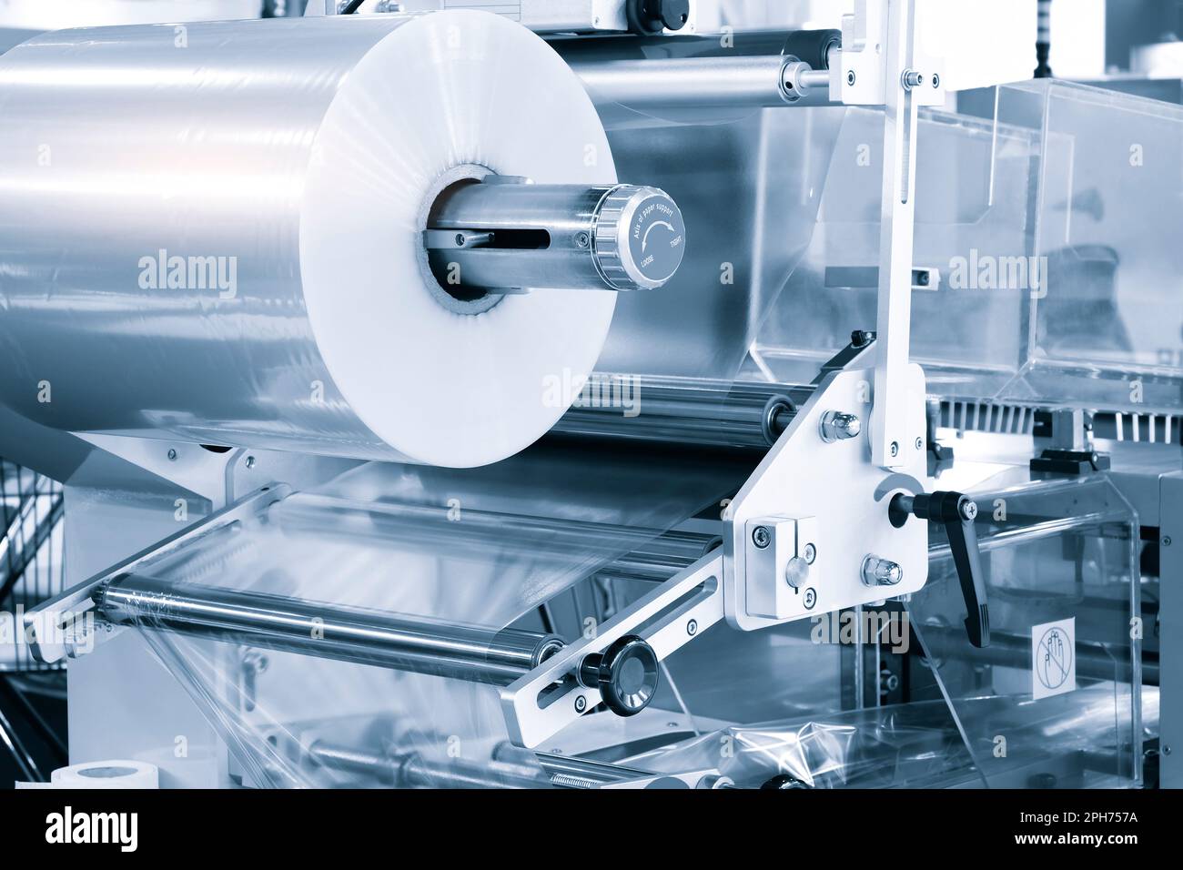 Automatic polyethylene plastic bag production machine with lighting ...