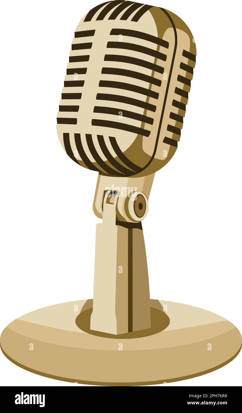 Microphone Sound Device Vector Stock Vector Image & Art - Alamy