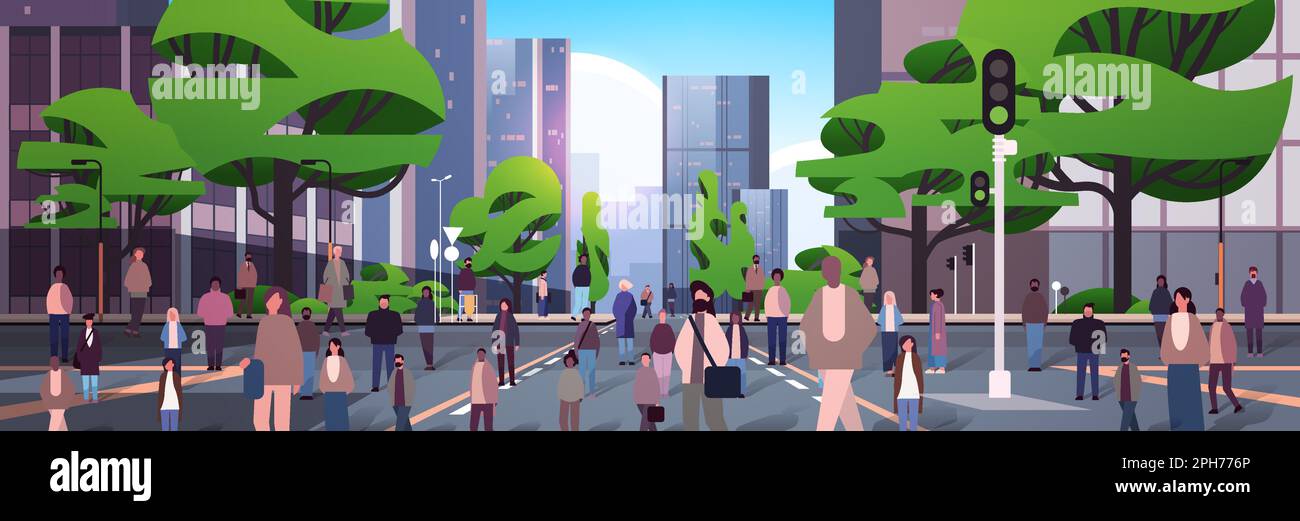 multiethnic people group walking in rain outdoor mix race men women ...