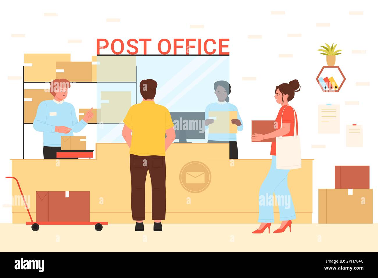 Warehouse clerk Stock Vector Images - Alamy